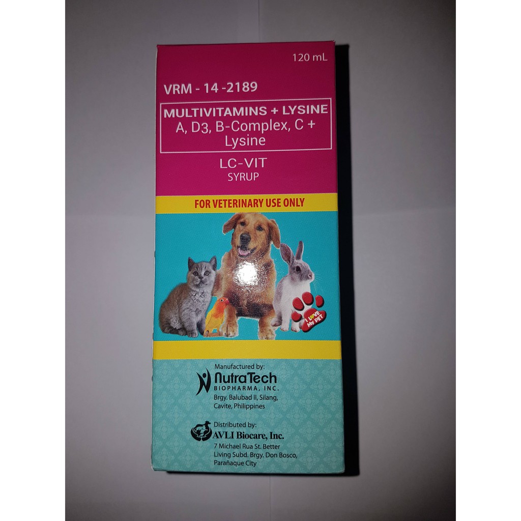 LC VIT LCVIT Multivitamins for Pets 120ml | Shopee Philippines