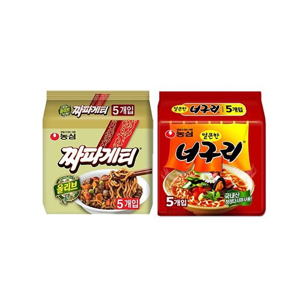 Korean Movie PARASITE Jjapaguri/Chapaguri(Jjapaghetti+Neoguri) Five ...