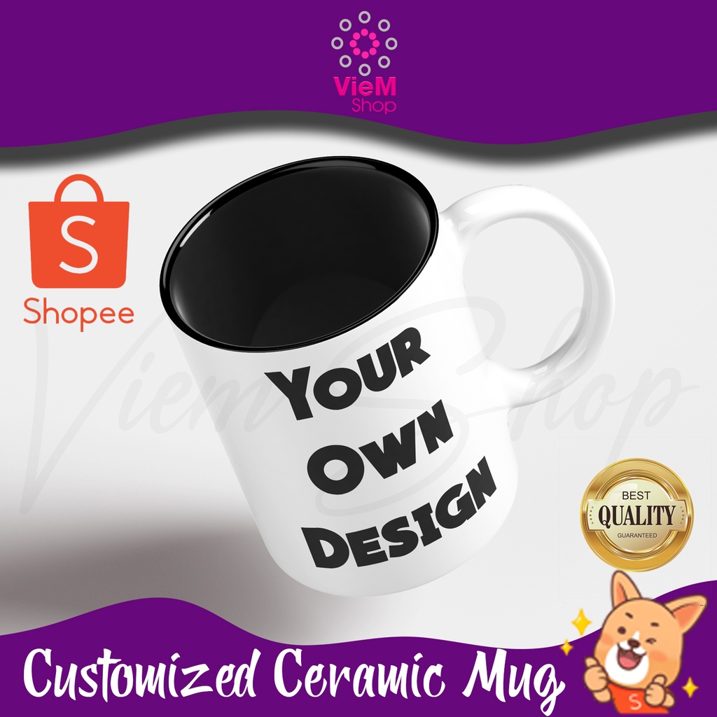 Customized Ceramic Mug | Your Own Design Customize Mug | Shopee Philippines
