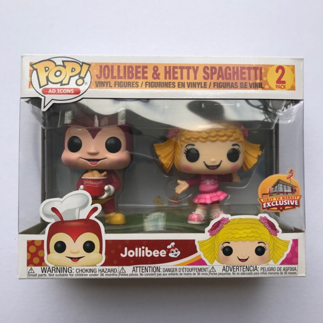 Jollibee & Hetty Spaghetti 2 Pack Funko Pop! | Shopee Philippines