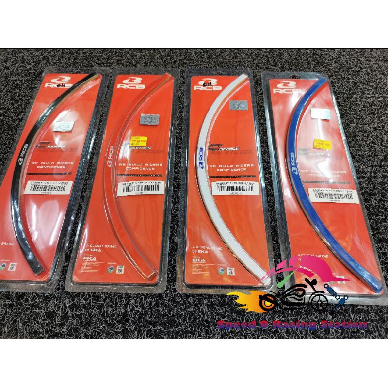 RCB RACING BOY RIM STICKER S SERIES Y15/lC135/rS150/AVANTIZ/NVX/WAVE ...