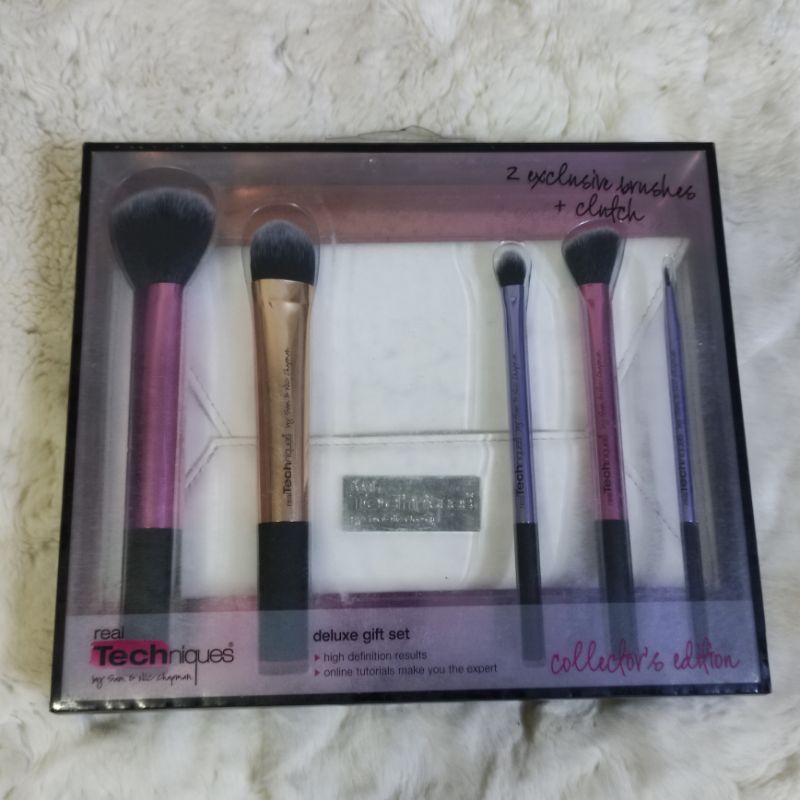 REAL TECHNIQUES DELUXE GIFT SET COLLECTORS EDITION | Shopee Philippines