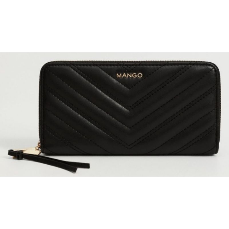 Mango Padded Logo Wallet | Shopee Philippines