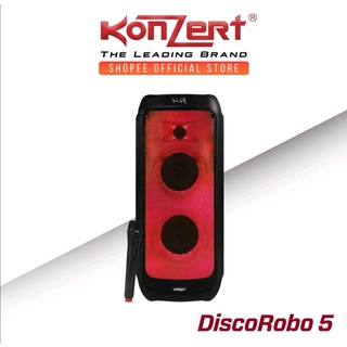 konzert DISCO ROBO 5 2 x 5.5" Party Speaker System with Bluetooth, USB ...