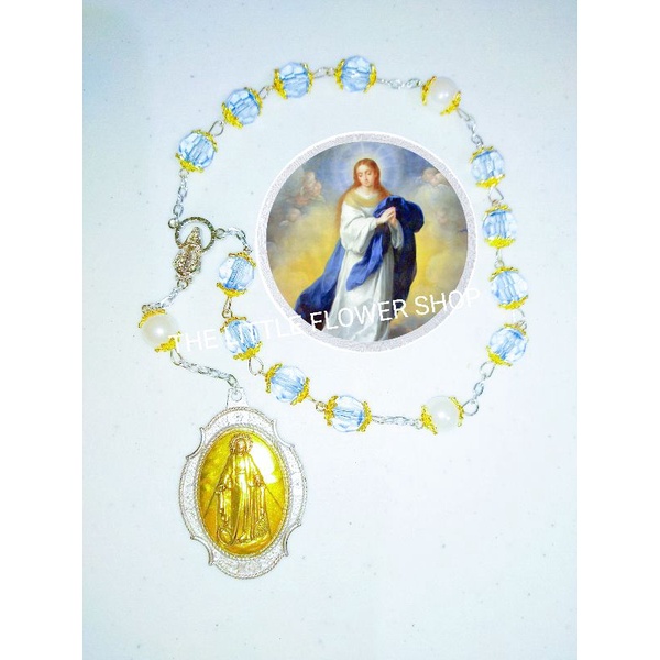 Immaculate Conception Chaplet Prayer Twelve 12 Stars Chaplet Prayer ...