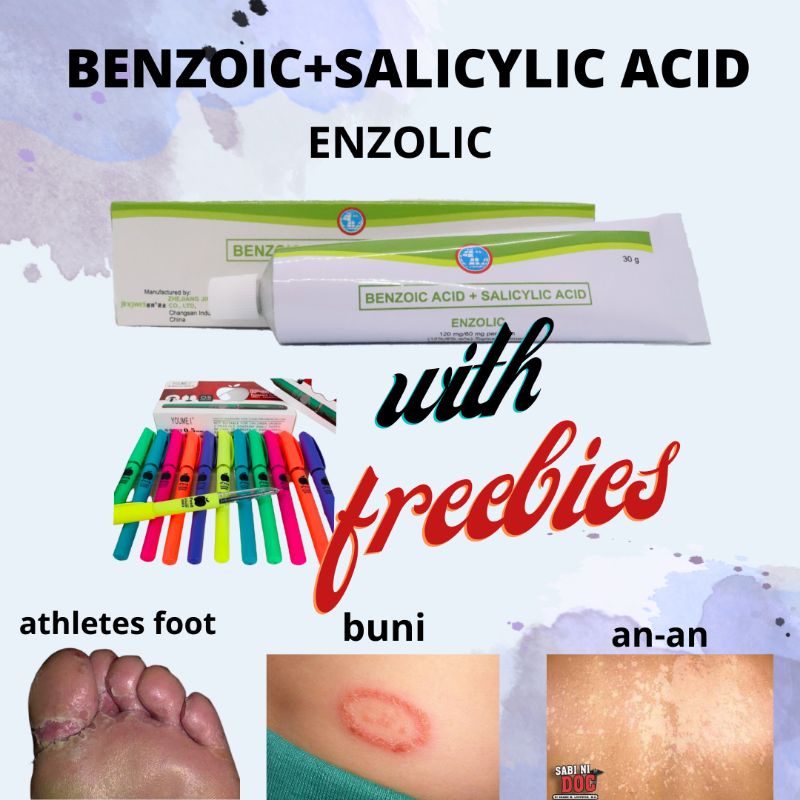 Benzoic+ Salicylic Acid(Enzolic) 30g/tube | Shopee Philippines