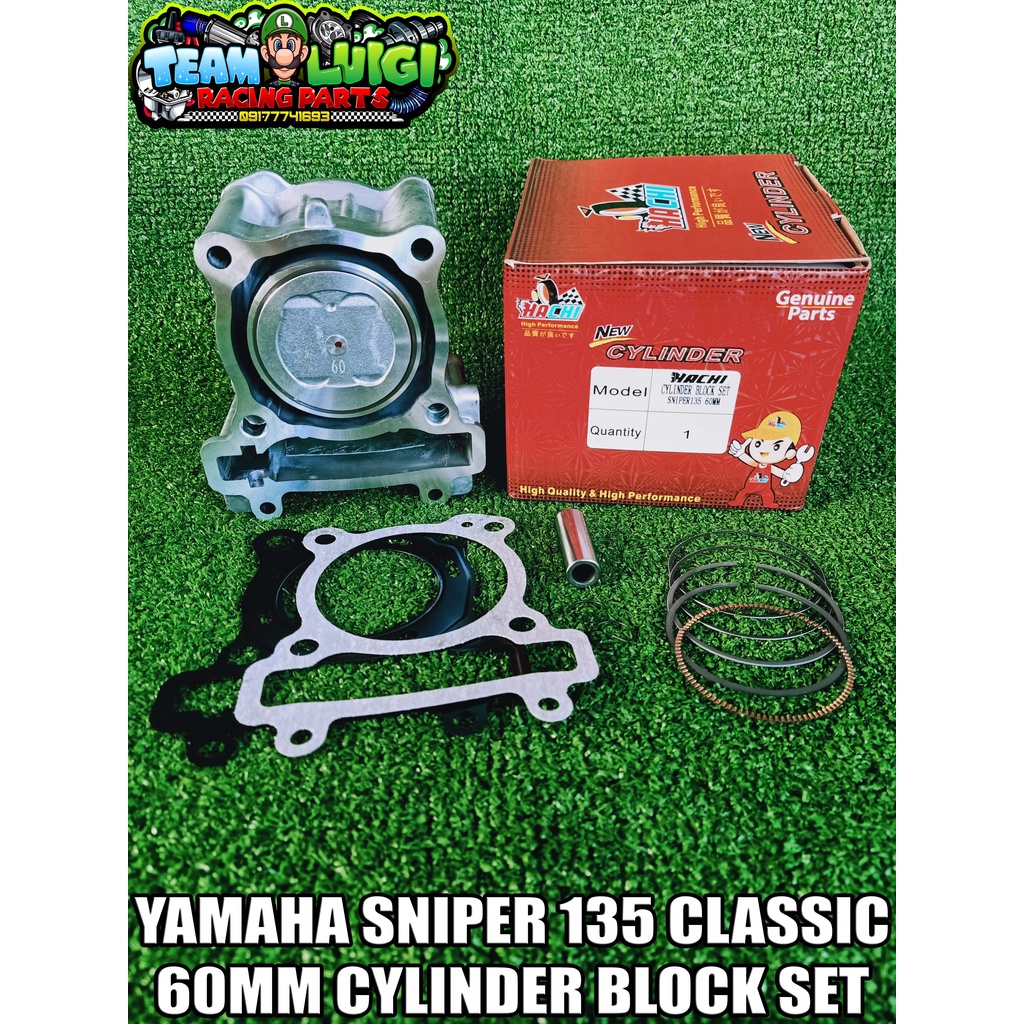 HACHI YAMAHA SNIPER 135 CLASSIC 60MM BLOCK SET | Shopee Philippines