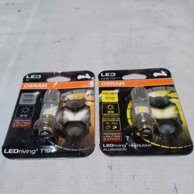 OSRAM T19 LED / T19 GOLDEN YELLOW 12v /5-6w | Shopee Philippines