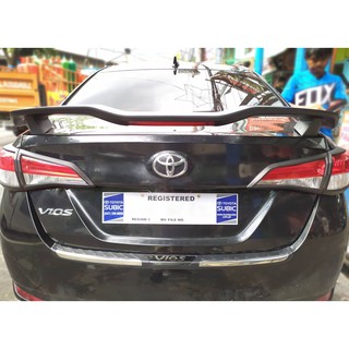 Toyota Vios 2019 to 2020 Matte Black Rear Spoiler | Shopee Philippines