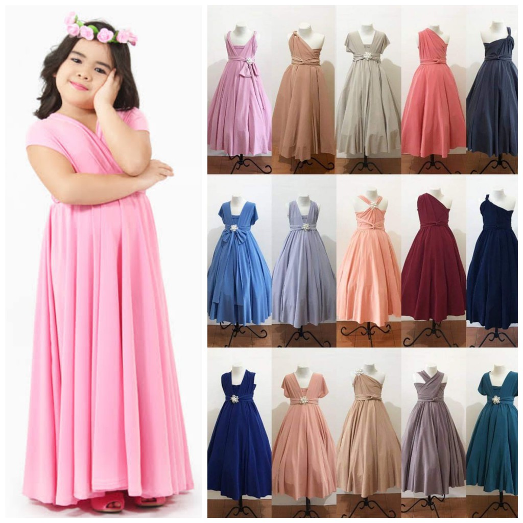 Infinity Dress for Kids (COD) | Shopee Philippines