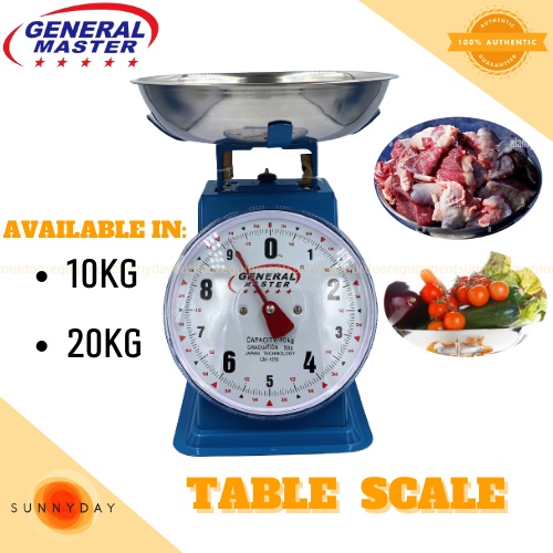 GM HEAVY-DUTY WEIGHING SCALE 10KG MEAT & VEGETABLE WEIGHTING SCALE ...