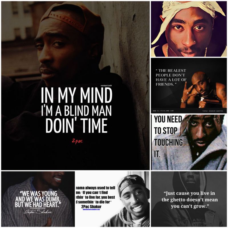 TUPAC SHAKUR QUOTES POSTER LAMINATED 8X11 INCHES | Shopee Philippines