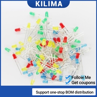 200Pcs 3mm 5mm LED Diode Assorted Kit DIY LED set White Yellow Red ...