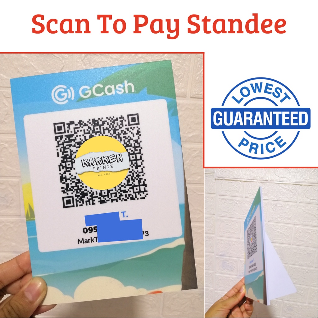 QR Code Standee - Sintra Board - 3mm - Matte Finish | Shopee Philippines