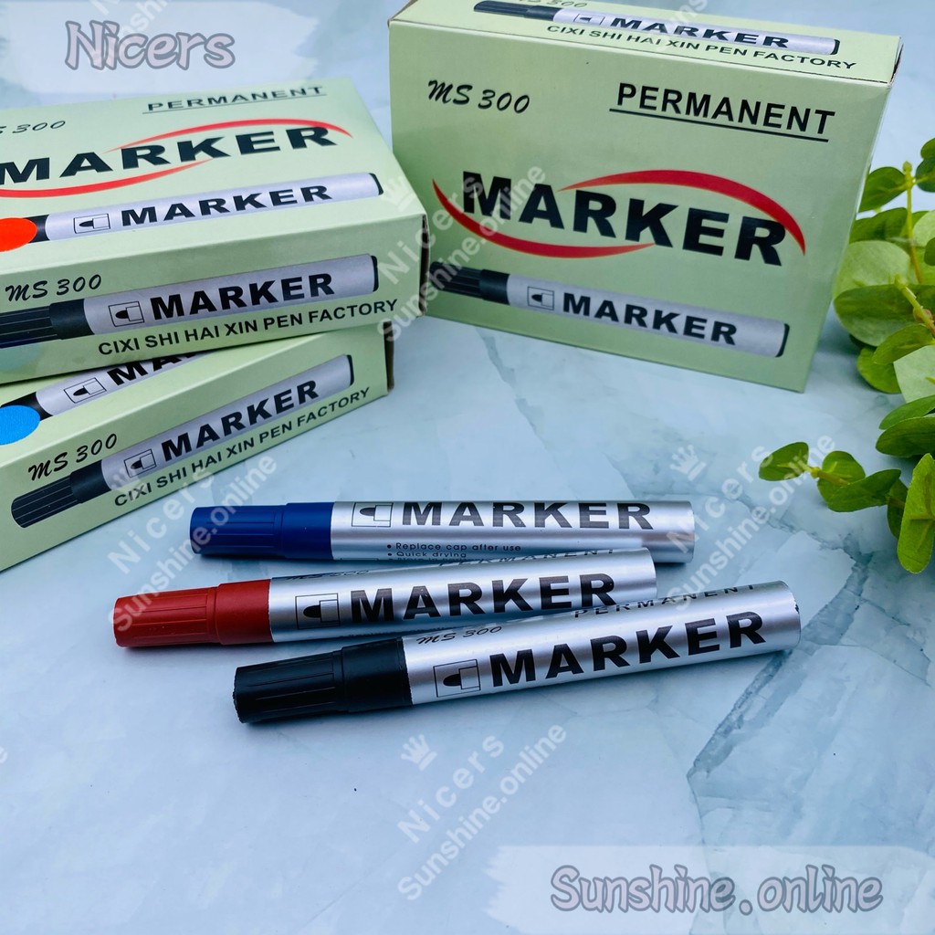 MS-300 Marker Ms300 12pcs 1box | Shopee Philippines