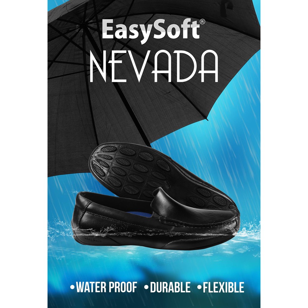 EasySoft Shoes "Nevada" for Men and Teens in black color | Shopee ...