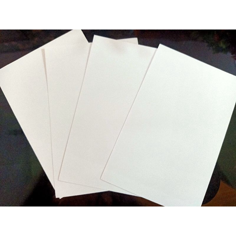 waybill sticker a6 size 100 pcs 90 gsm glossy photo sticker | Shopee ...