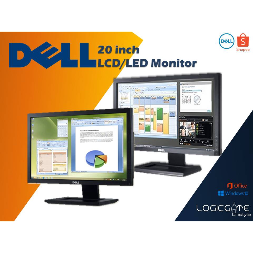 Dell 20 inch LED Monitor Class B with vertical hairline | Shopee ...
