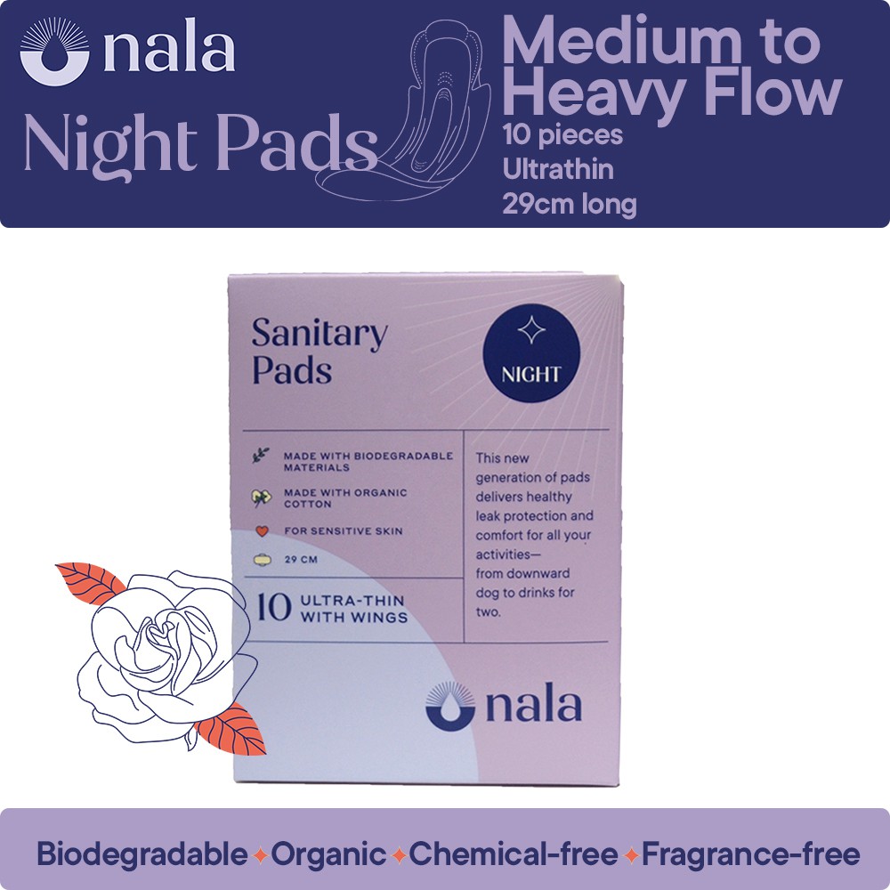 Nala Biodegradable Night Pads | Shopee Philippines