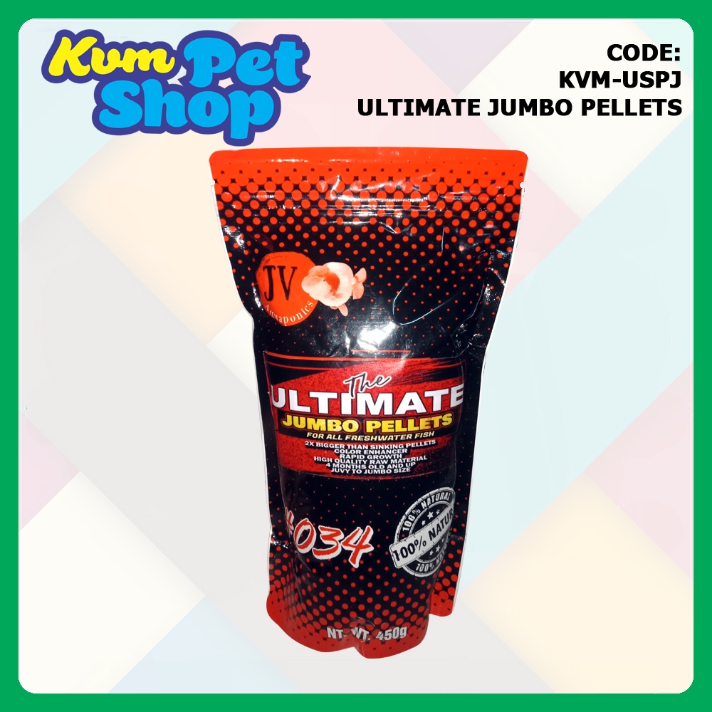 Ultimate Sinking Jumbo Pellets 450g JV Aquaponics UJP( New Packaging ...