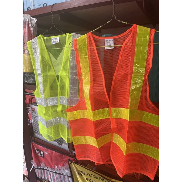 Heavy Duty Reflectorized Panda Net Safety Vest (upper body) (Orange ...