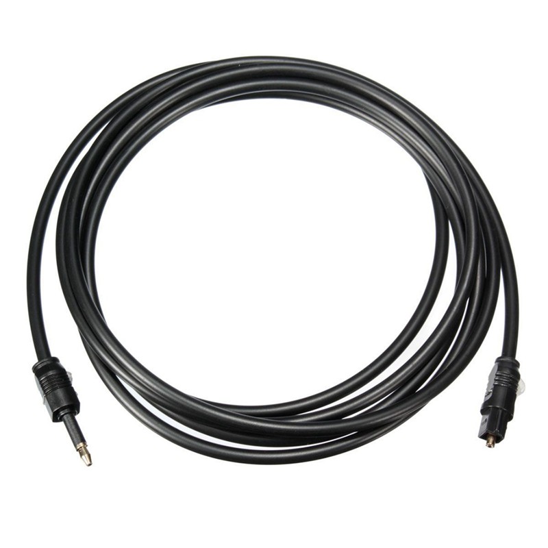 2M Mini 3.5mm Plug Digital Optical Audio Cable SPDIF Optical Fiber Line ...