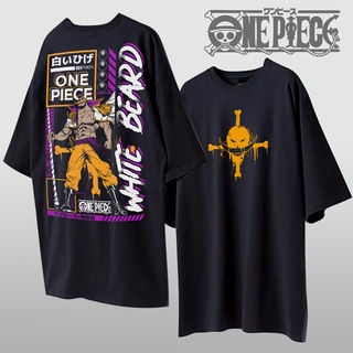 One piece anime print Oversized Shirt collection Graphic Tshirt Edward ...