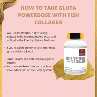 AGELESS BEAUTY Gluta Powerdose With Fish Collagen | Eliminates Toxins ...