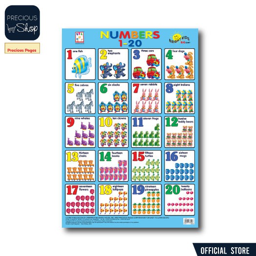 Numbers 1 - 20 Chart | Shopee Philippines