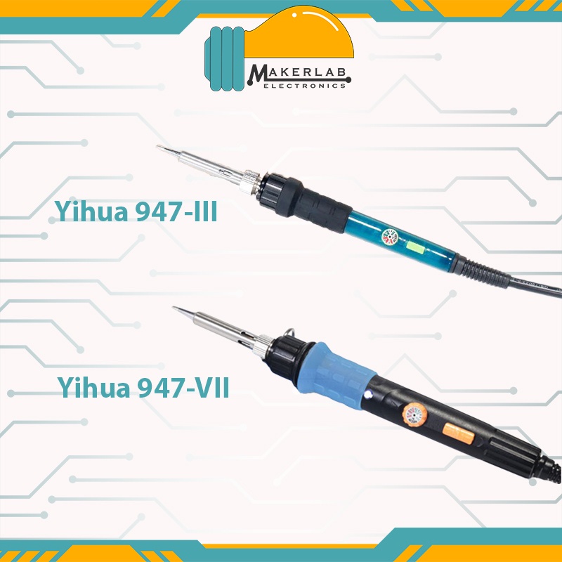 Adjustable Soldering Iron 60W YiHua 947-III / YiHua 947-VII | Shopee Philippines