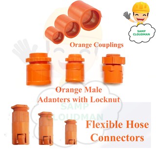 PVC Orange Male Adapter with Locknut Conduit Coupling Flexible Hose ...