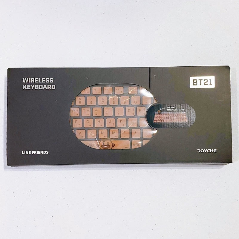 [ON HAND] OFFICIAL BTS ROYCE BT21 WIRELESS KEYBOARD | Shopee Philippines