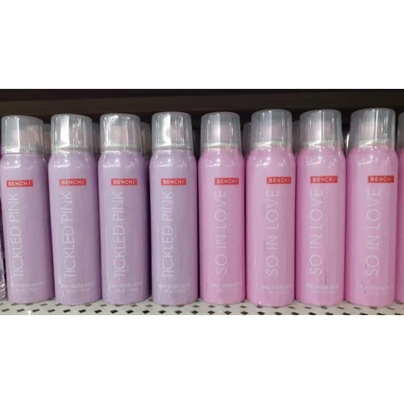 BENCH BODY DEO SPRAY (Tickled Pink, So In Love and Bare Me Not ...