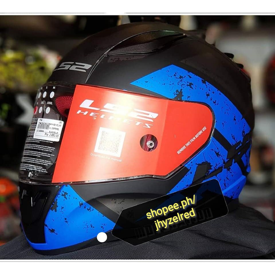 LS2 FF353 DEADBOLT MATT BLUE RAPID | Shopee Philippines