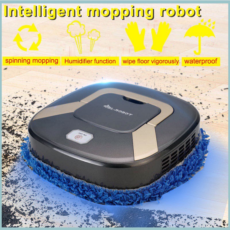 Household Automatic Mopping Machine Dry And Wet Wireless Floor Cleaning ...