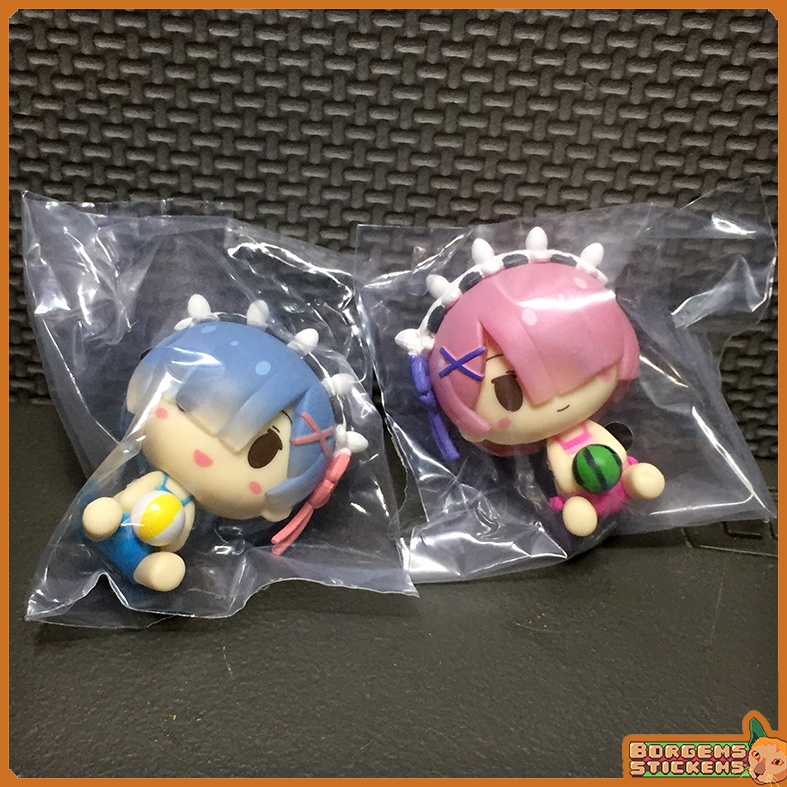 Rem & Ram - Chokonokko Chibi Figure - Re Zero [authentic] | Shopee ...