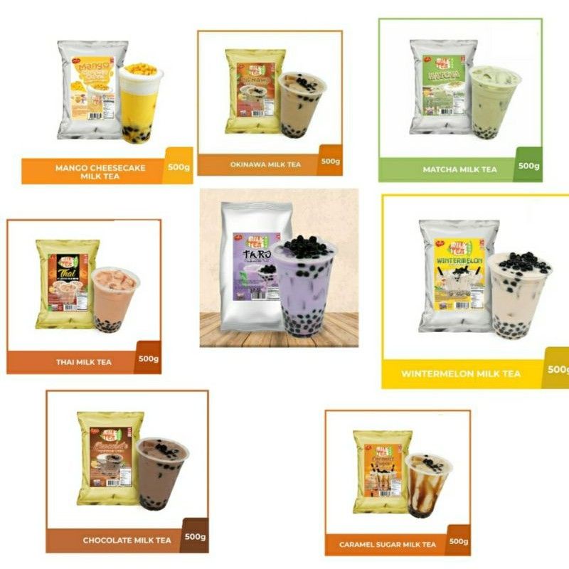 Injoy Milk Tea Powder 500g | Shopee Philippines