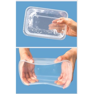 10pcs rectangle Microwavable Food Container disposable Plastic tub ...