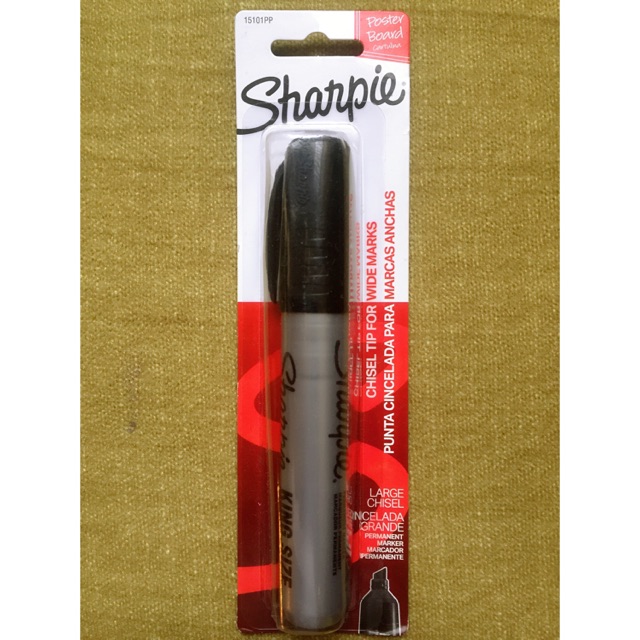 Sharpie KING SIZE Chisel Tip WIDE MARKS permanent imported from USA ...