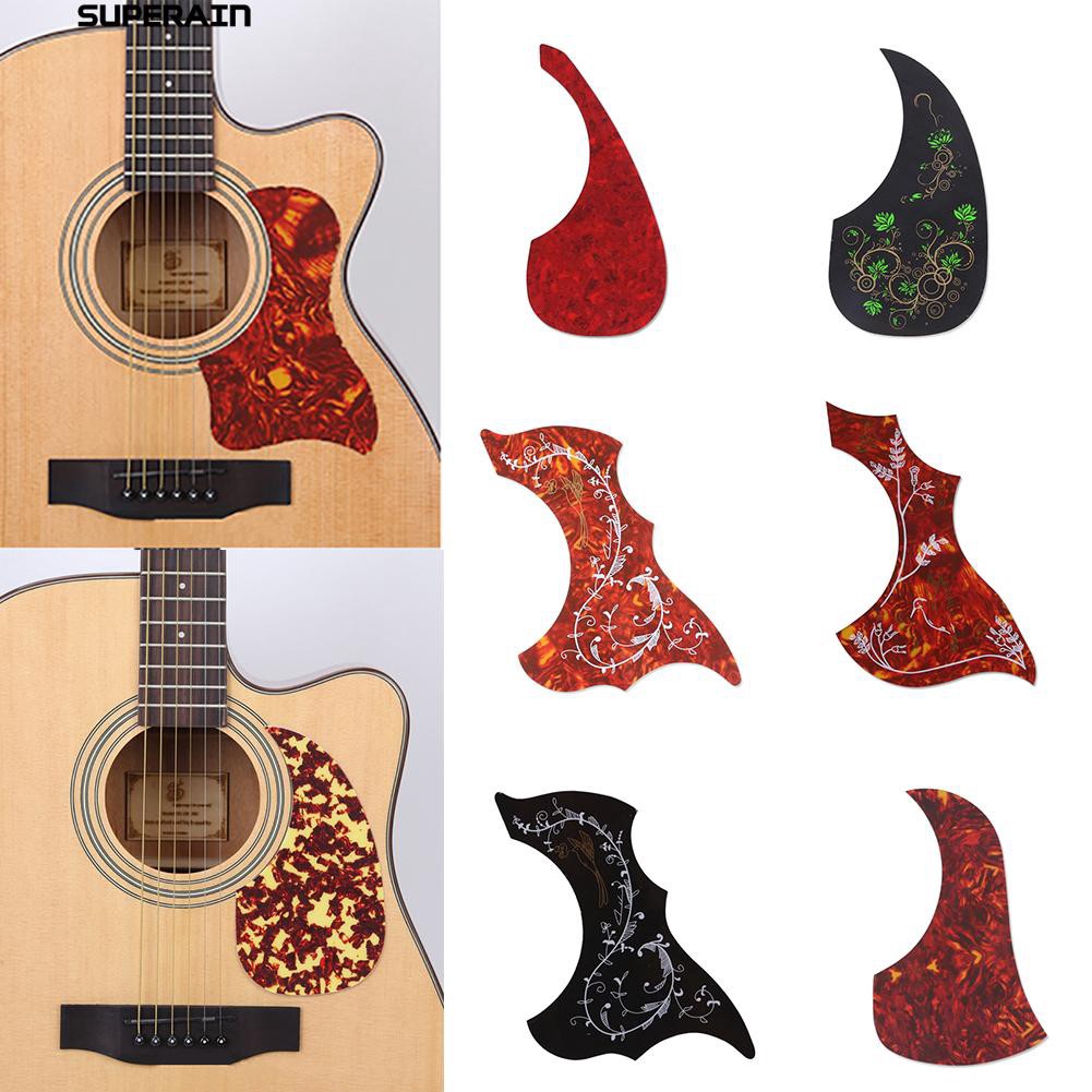 SUP Acoustic Folk Guitar Pickguard Celluloid Pick Guard Board Sticker ...