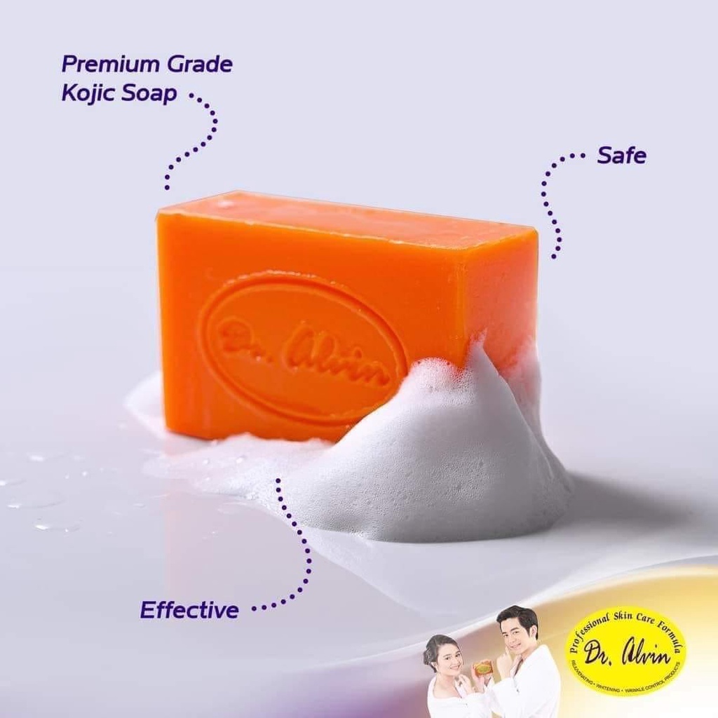 Doctor Alvin Kojic Acid Soap ( Dermatologically Tested ) | Shopee ...