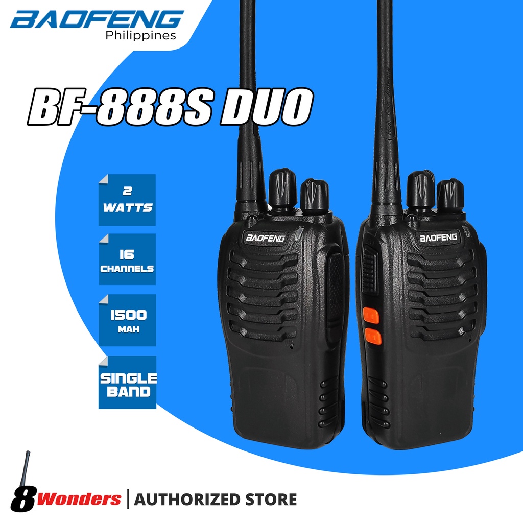 Baofeng BF-888S Duo 2pcs Per Box | Shopee Philippines