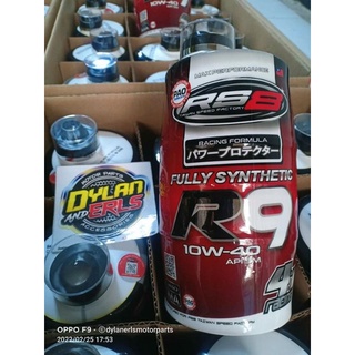 RS8 R9 ENGINE OIL 10W-40 API SM FULLY SYNTHETIC 1LITER | Shopee Philippines