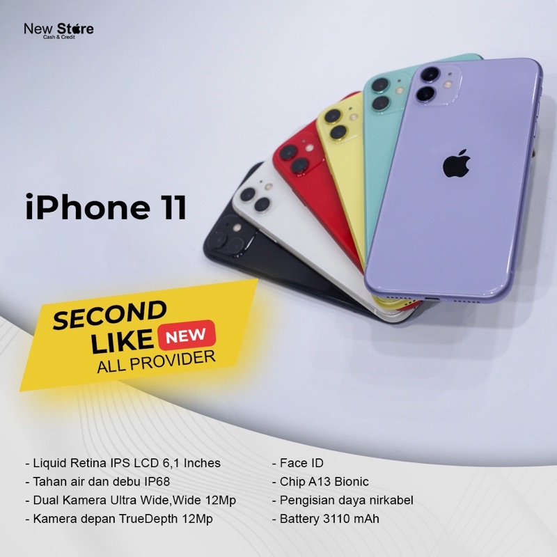 Ready Stok iPhone 11 64gb - 128gb - 256gb Second Like New Fullset ...