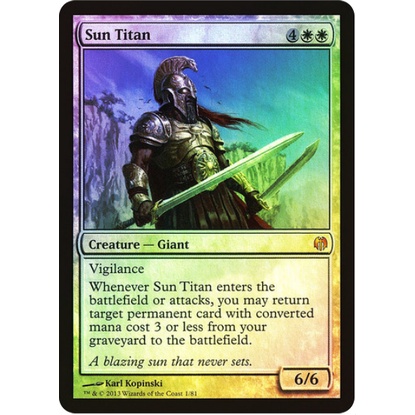 Magic the Gathering | Sun Titan | Shopee Philippines