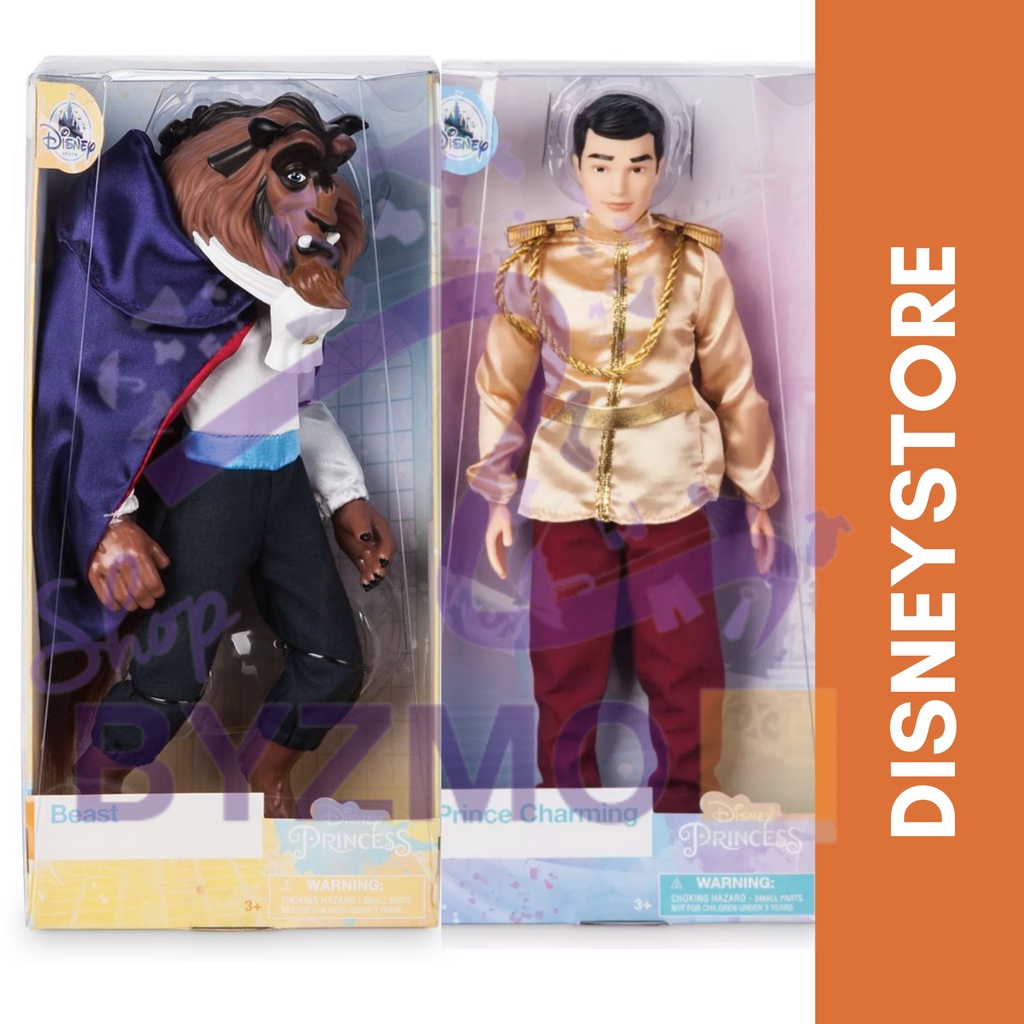 Shopbyzmo Disneystore Disney Classic Dolls Beast, Flynn, Charming ...