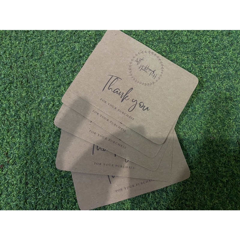 Personalized Thank You Card (20pcs) | Shopee Philippines