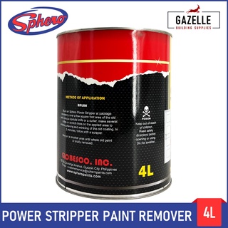 Sphero Power Stripper Paint Remover ( Stripsol )- 4L | Shopee Philippines