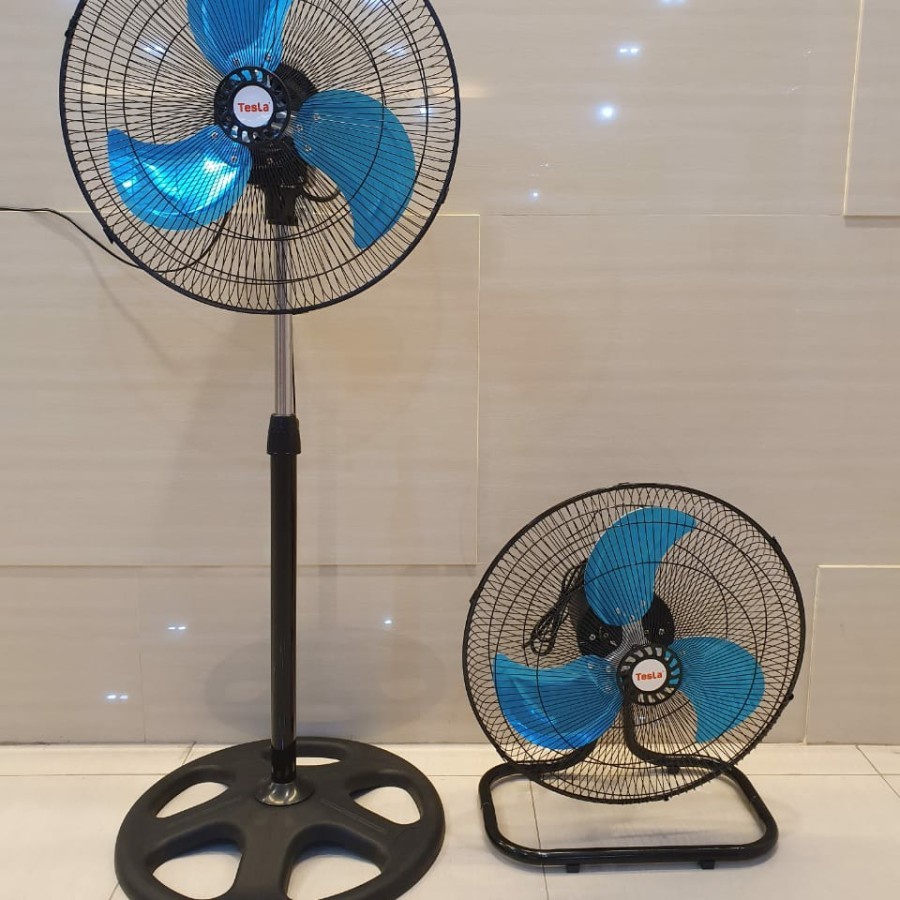 Tesla 1810 Iron Fan | Stand Wall Desk Sitting 3 Functions | Cooler | 3 ...