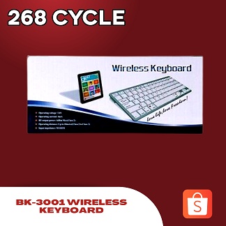 BK-3001 WIRELESS KEYBOARD OEM | Shopee Philippines